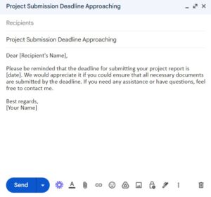 Please Be Reminded (Email Samples)